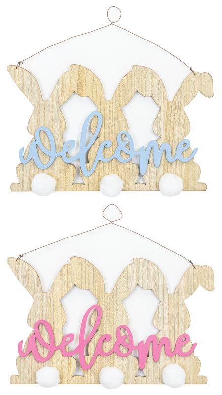Tri-Tail Bunny Welcome Hanger | Jodi's Accessories